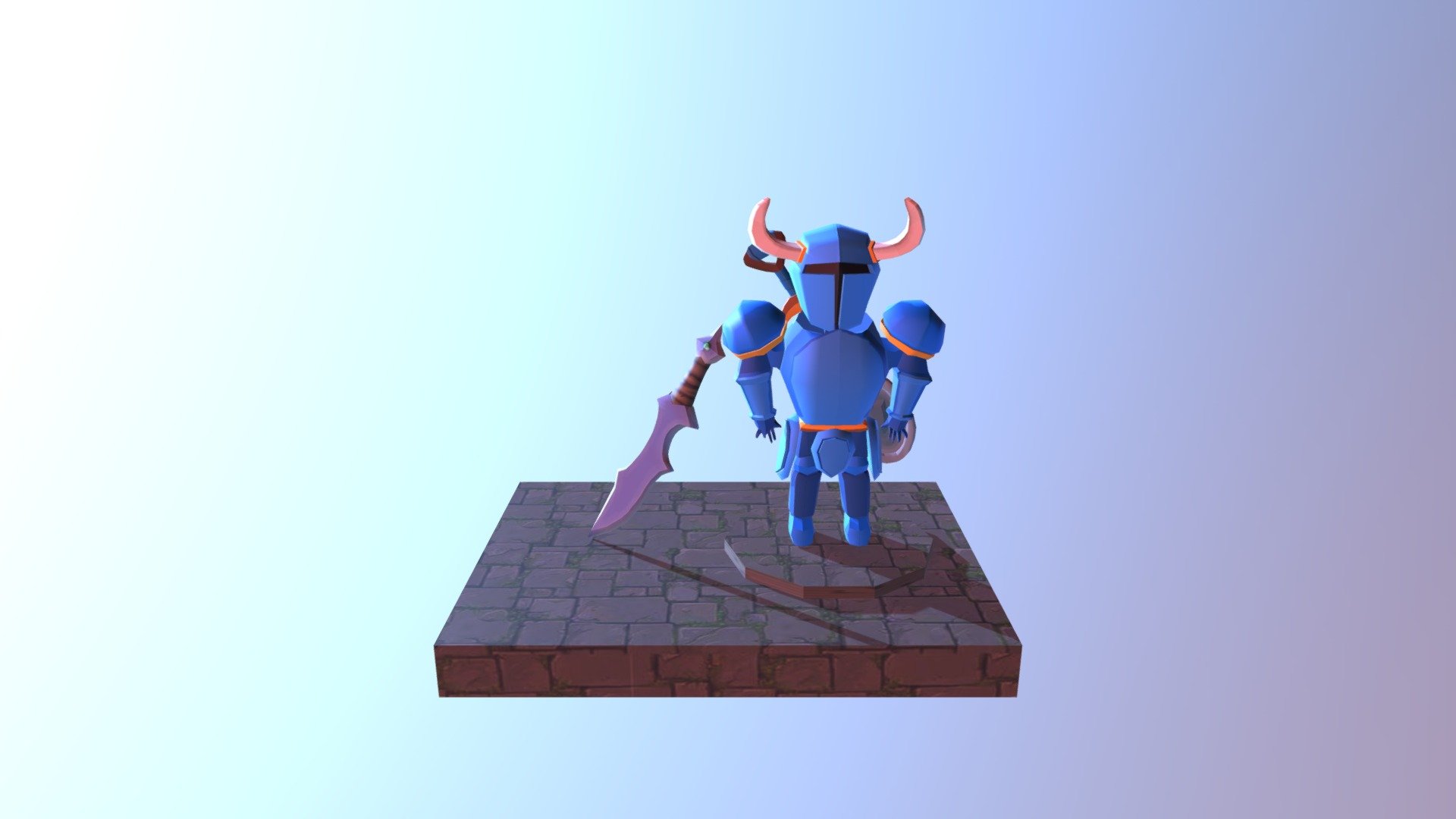 Shovel Knight - 3D model by ignisel [b786a75] - Sketchfab
