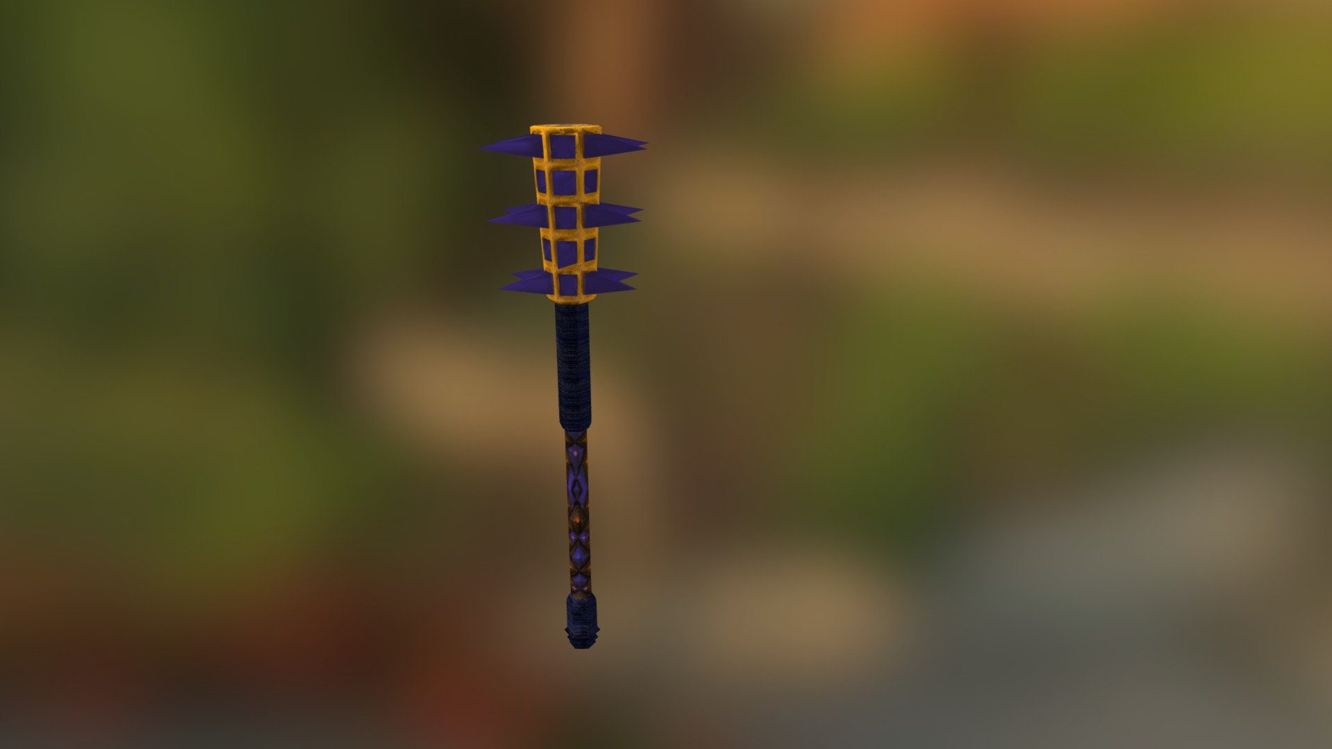 Double devils mace - Download Free 3D model by darref [b78993b] - Sketchfab