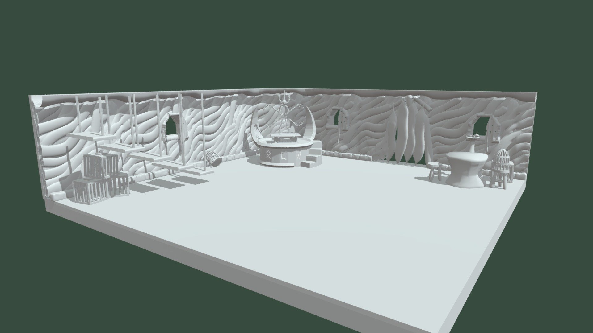 Hag's Lair - 3D model by Justin Kerschbaumer (@JustinKerschbaumer ...