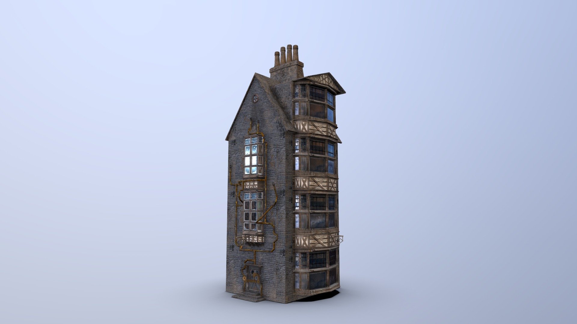 Diagon Alley Shop: The Oculorium - Download Free 3D model by Alfie ...