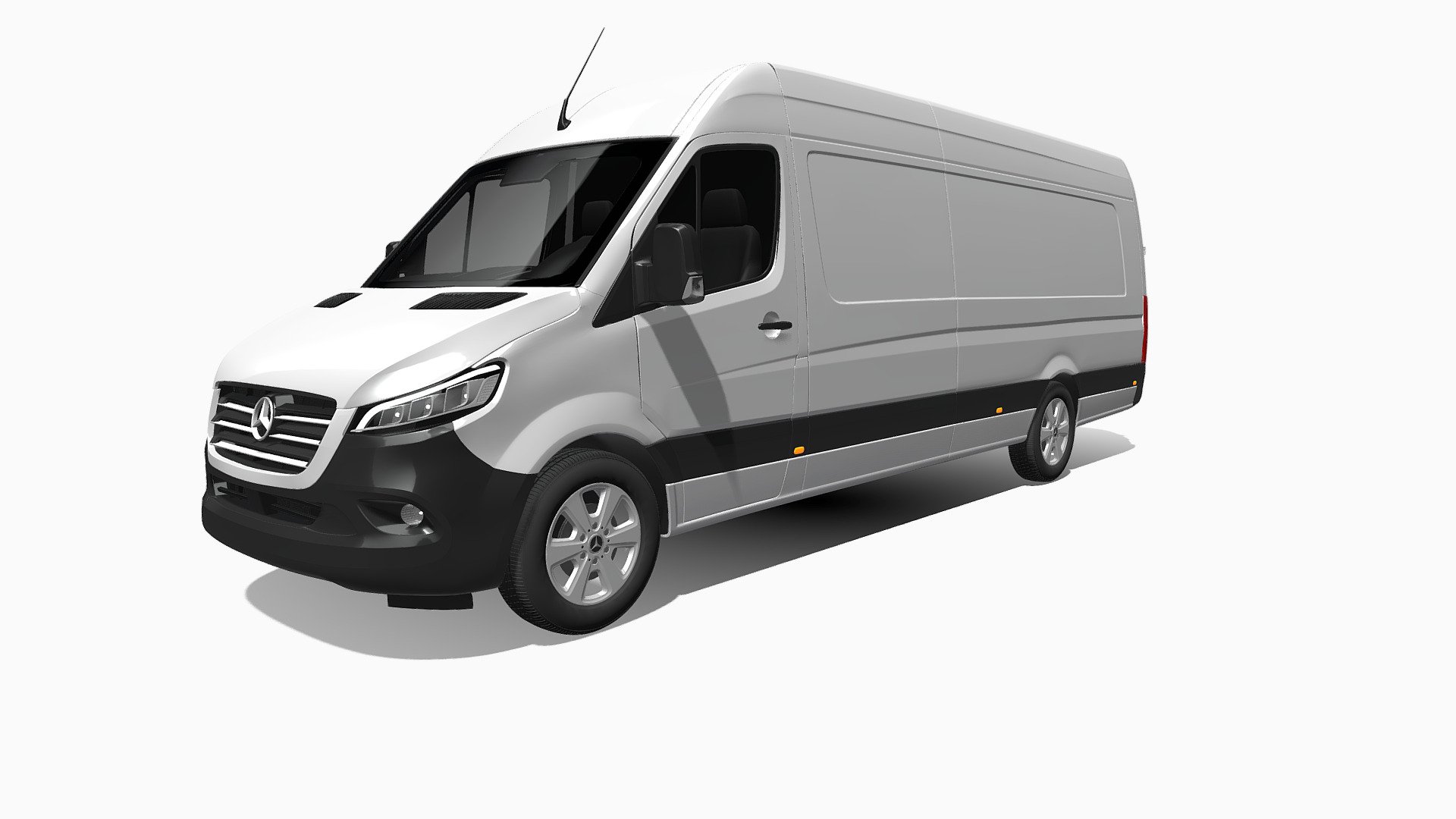 Mercedes-Benz Sprinter Panel Van H2 L4 - Buy Royalty Free 3D model by ...