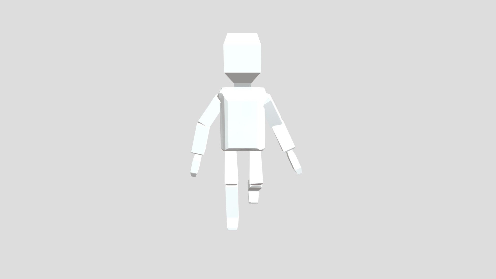 Low Poly Guy With Bones with Animation (Walking) - Download Free 3D ...