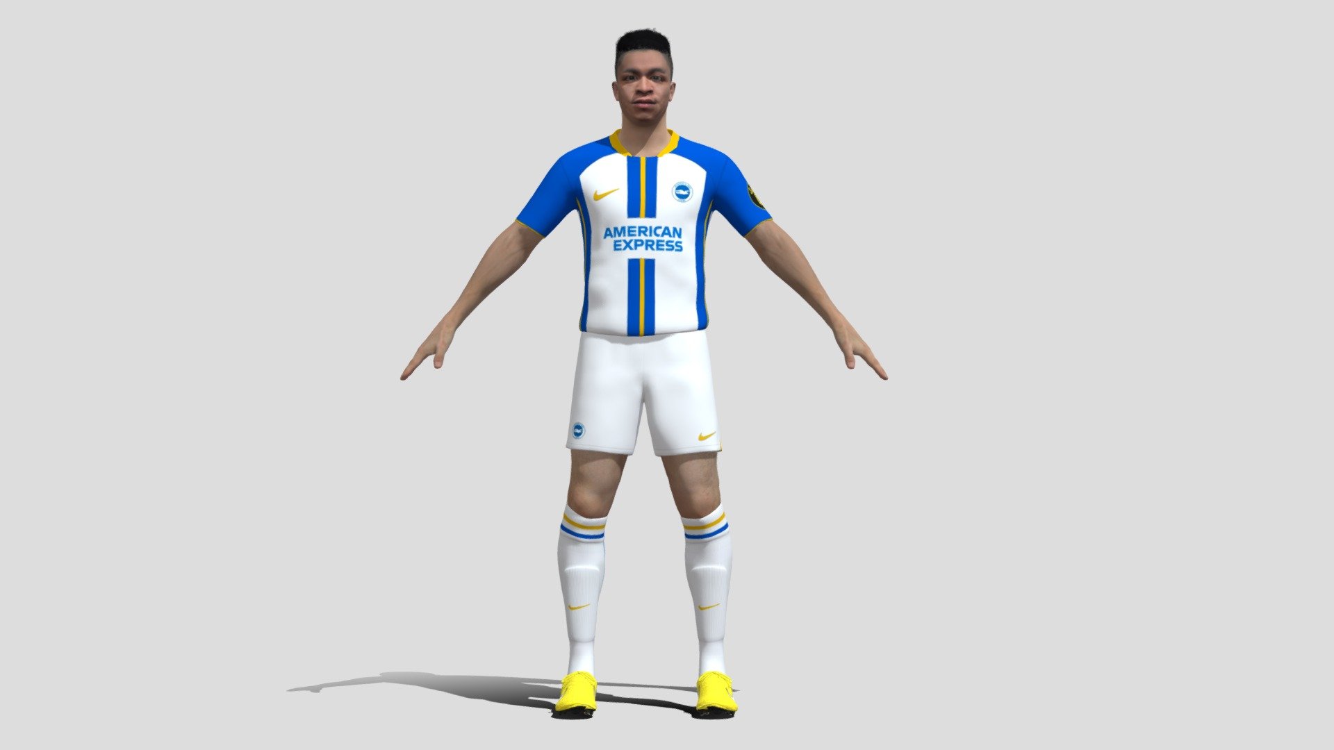 footballer - 3D model by 3D Footballer (@hieu86coin1) [b78dd0b] - Sketchfab