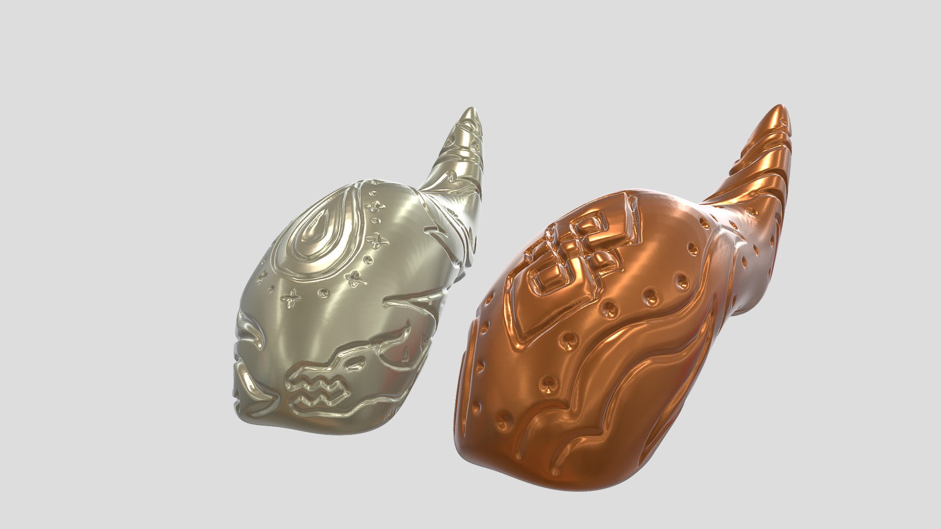 faust horns - 3D model by lavenderarts [b7917a9] - Sketchfab