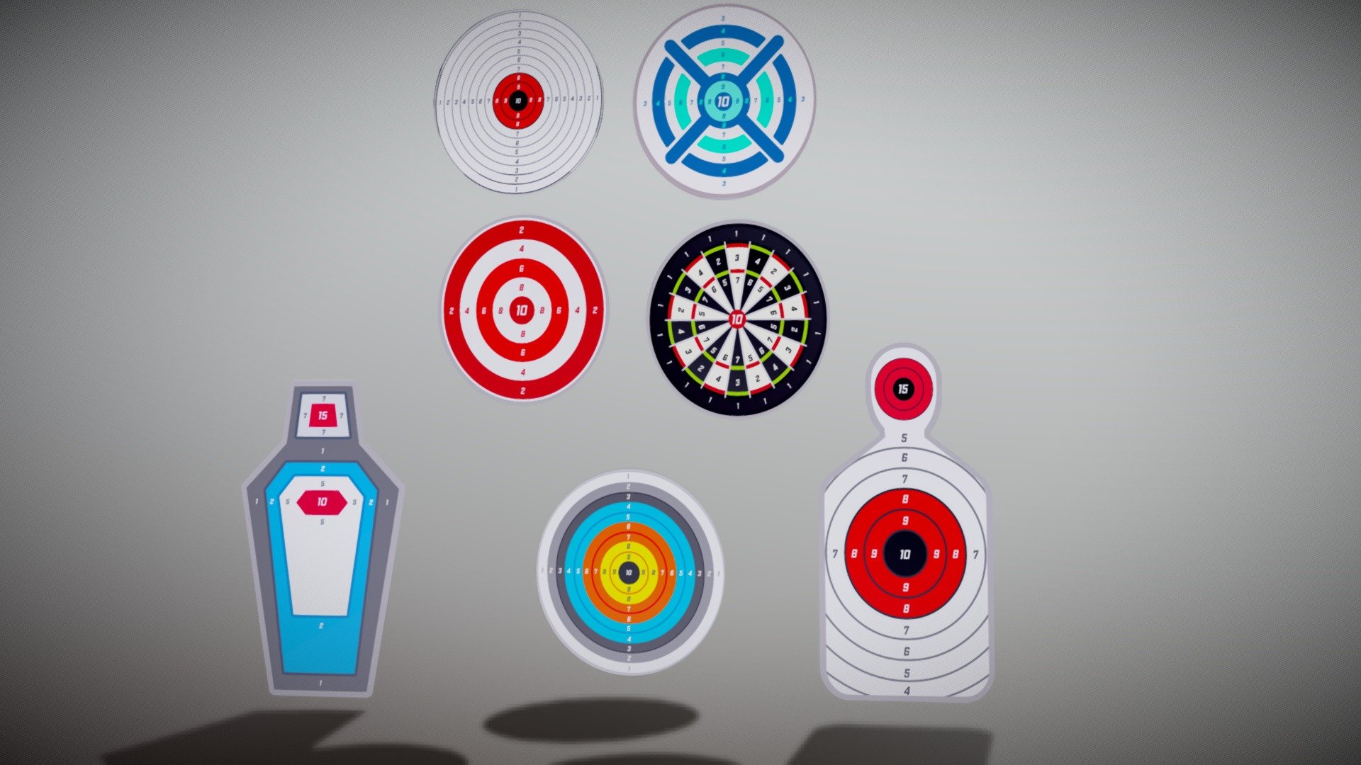 Targets - 3D model by MehtabAhmed [b794a3e] - Sketchfab