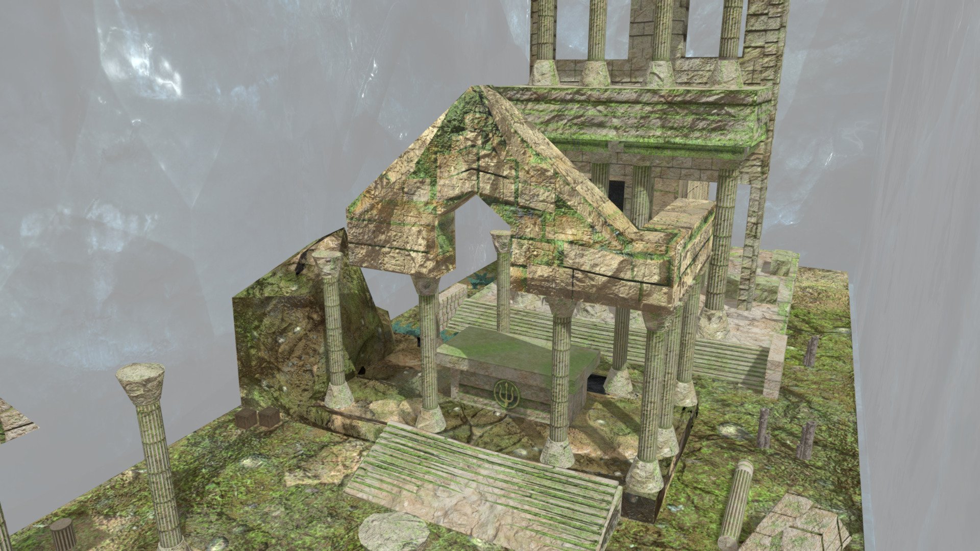 Hypothetic Atlantis - 3D model by riffet.au [b795685] - Sketchfab