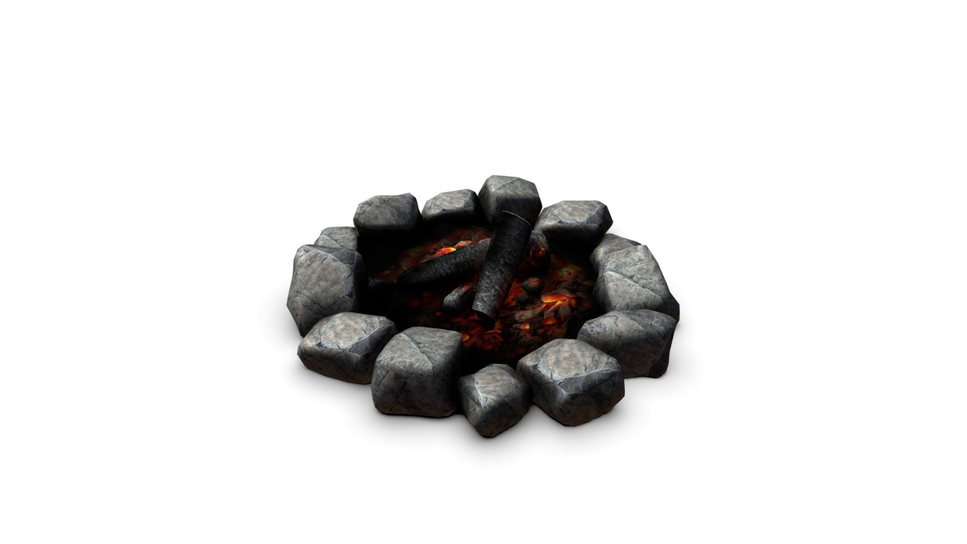 Camp Fire - Download Free 3D model by JalenJacobson [b7967d9] - Sketchfab