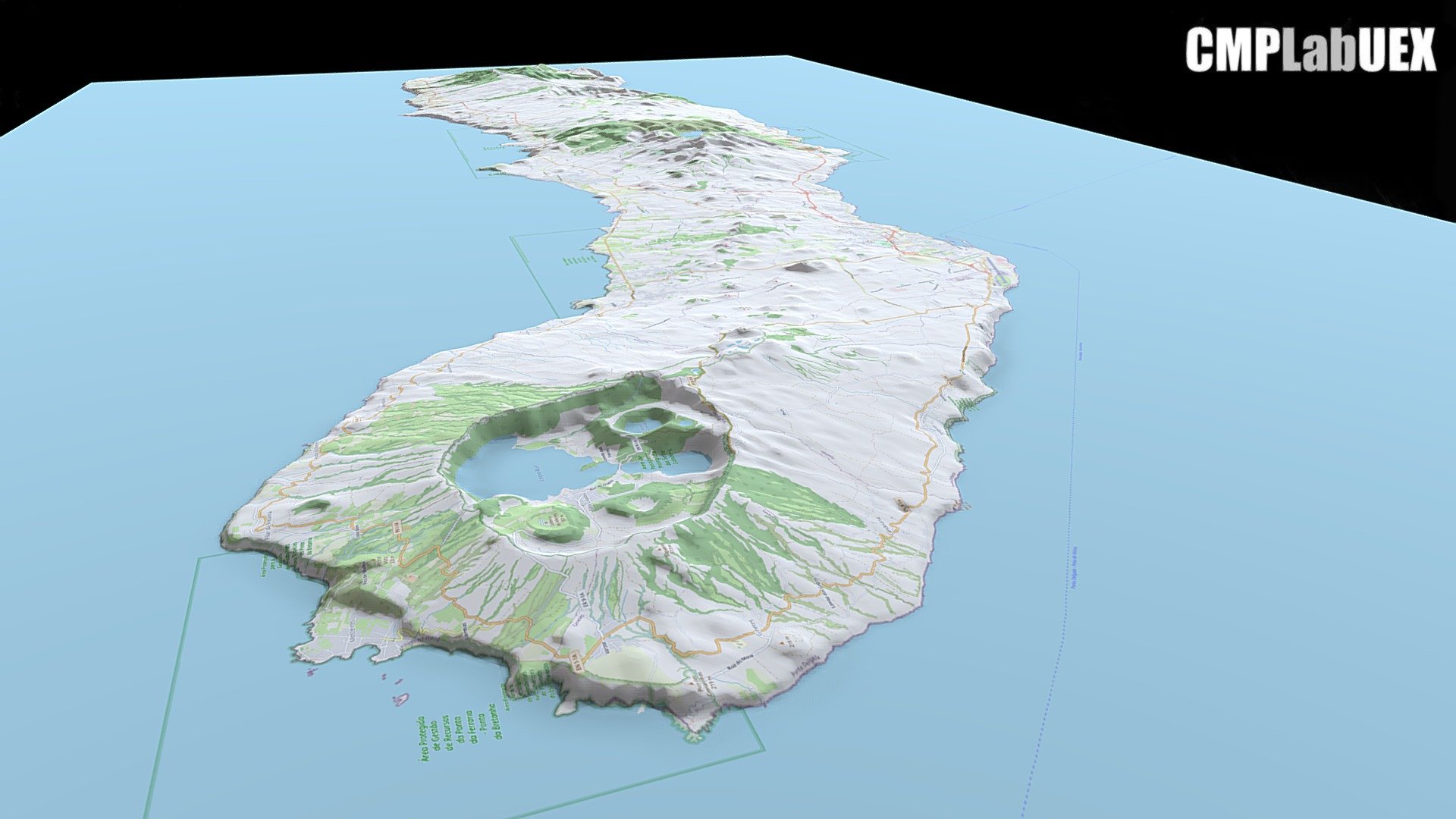 São Miguel, Azores, Portugal - Download Free 3D model by CMPLab (@secad ...