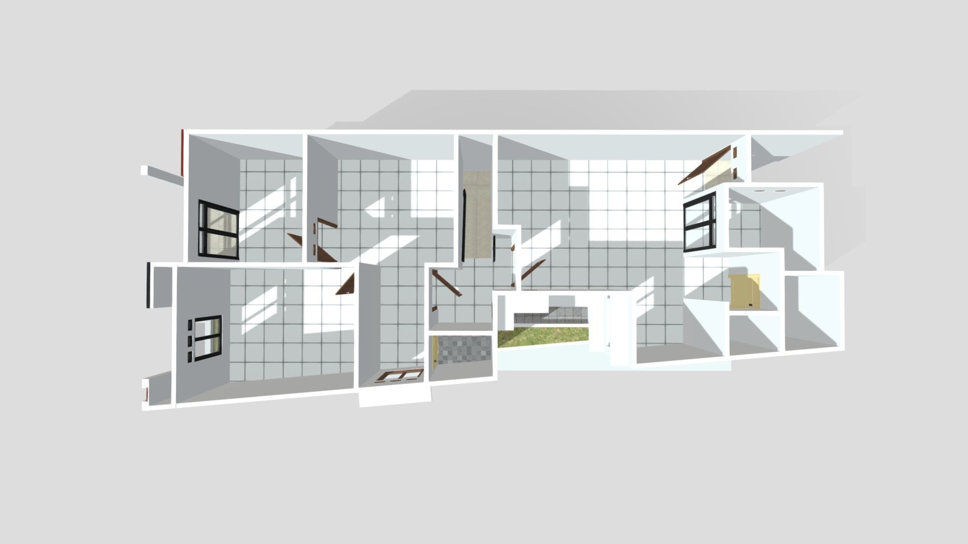 Lantai 2 Farizal 6 x 15 - 3D model by Eksterior Design Studio ...