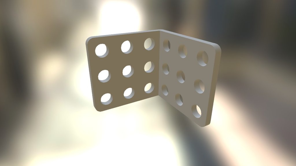Bracket 3x3直角支架 - 3D model by Makeblock [b799890] - Sketchfab