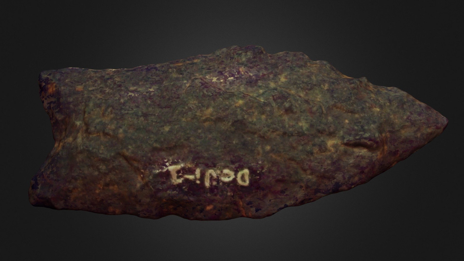 PALEOINDIAN LANCEOLATE POINT - 3D model by Lakehead Anthropology ...