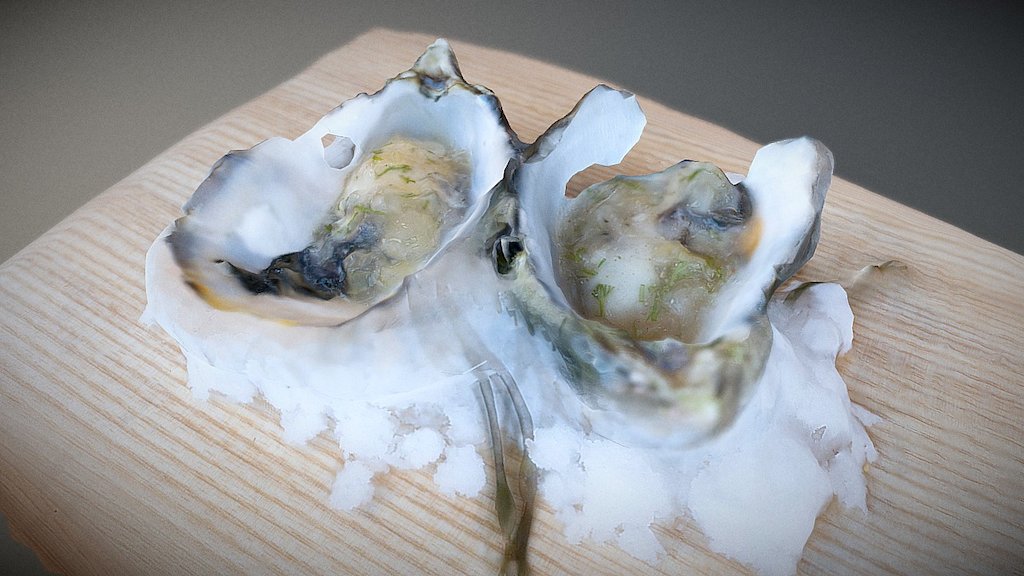 Shigoku Oysters - 3D model by chefjennydorsey [b79a640] - Sketchfab