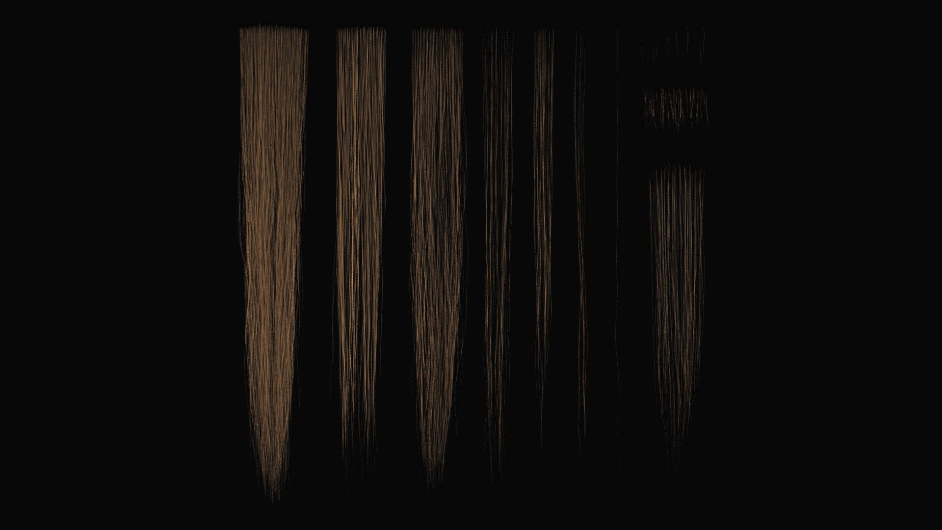 Hair Cards - 3D model by favor4ik94 [b79afad] - Sketchfab
