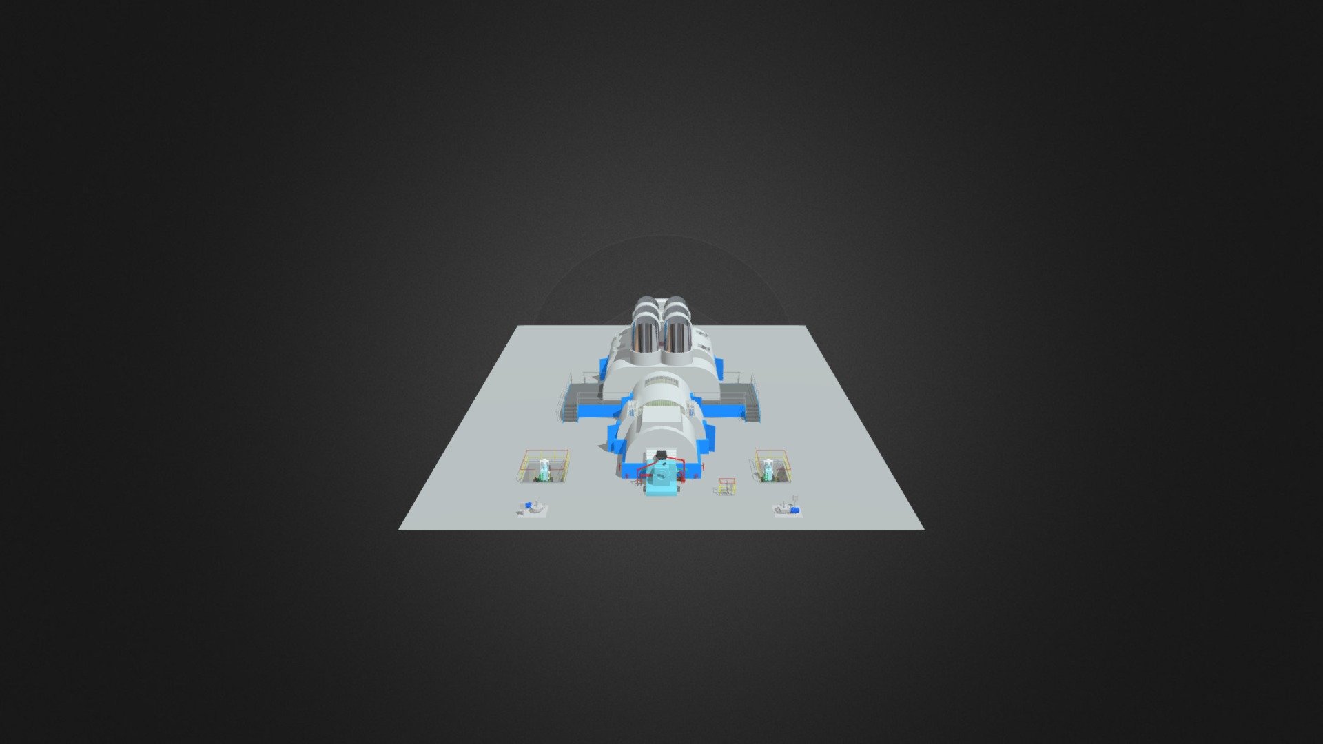 Turbine_250_korpus_v3 - 3D model by buzorev [b79c066] - Sketchfab