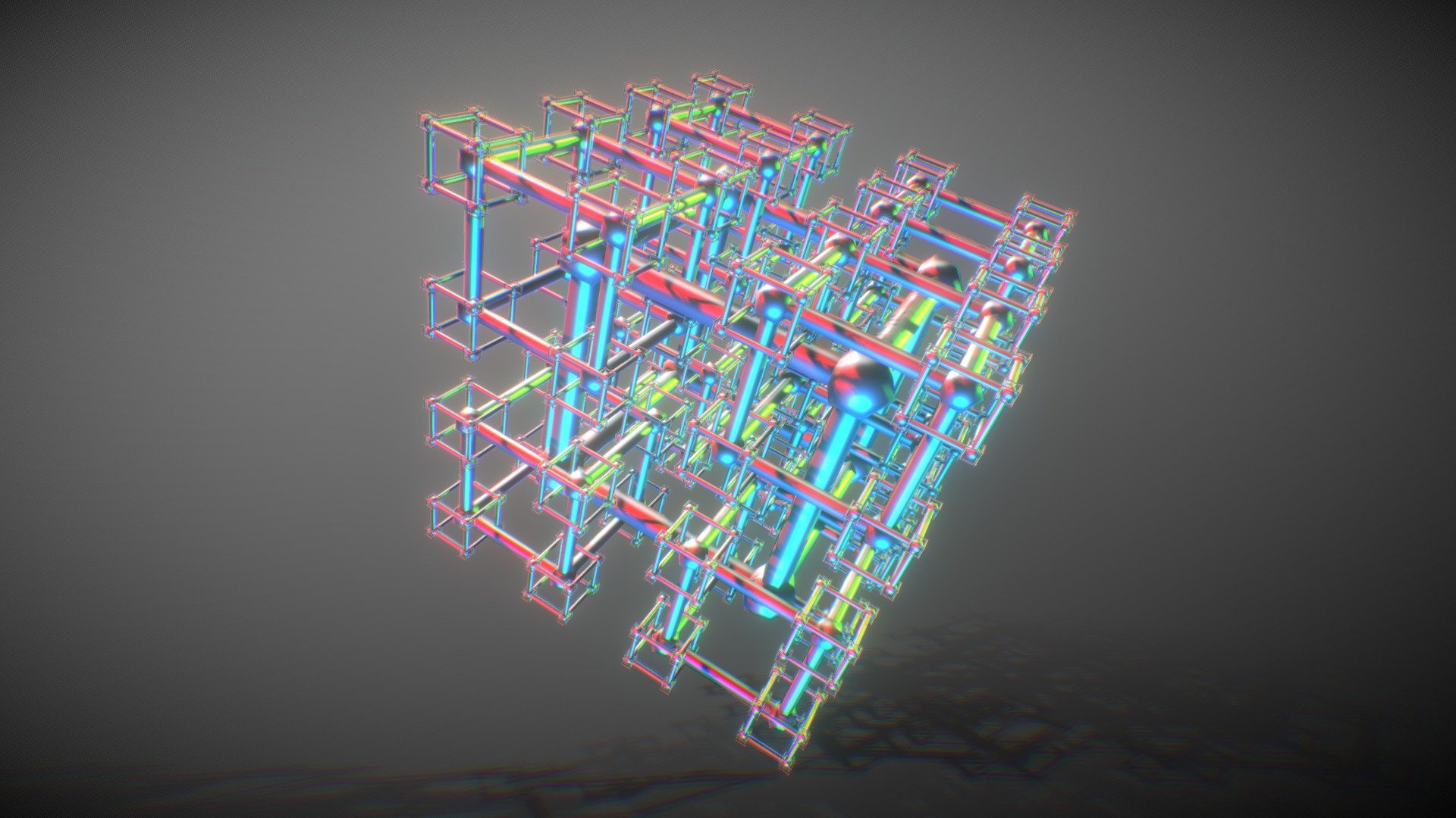 Fractal Cubes - Download Free 3D model by berzerkey [b79e0b2] - Sketchfab