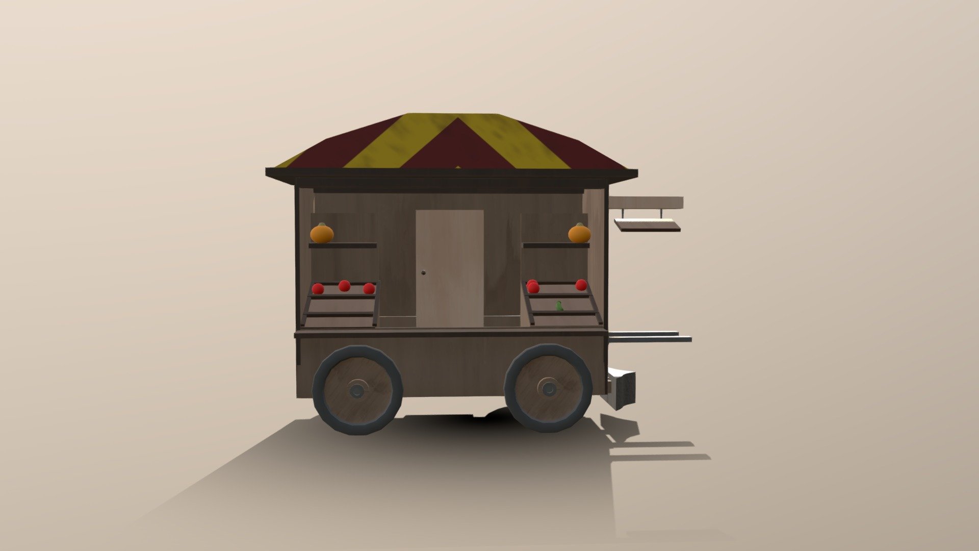 merchant_cart_animated - 3D model by louisolivier [b79fbb4] - Sketchfab