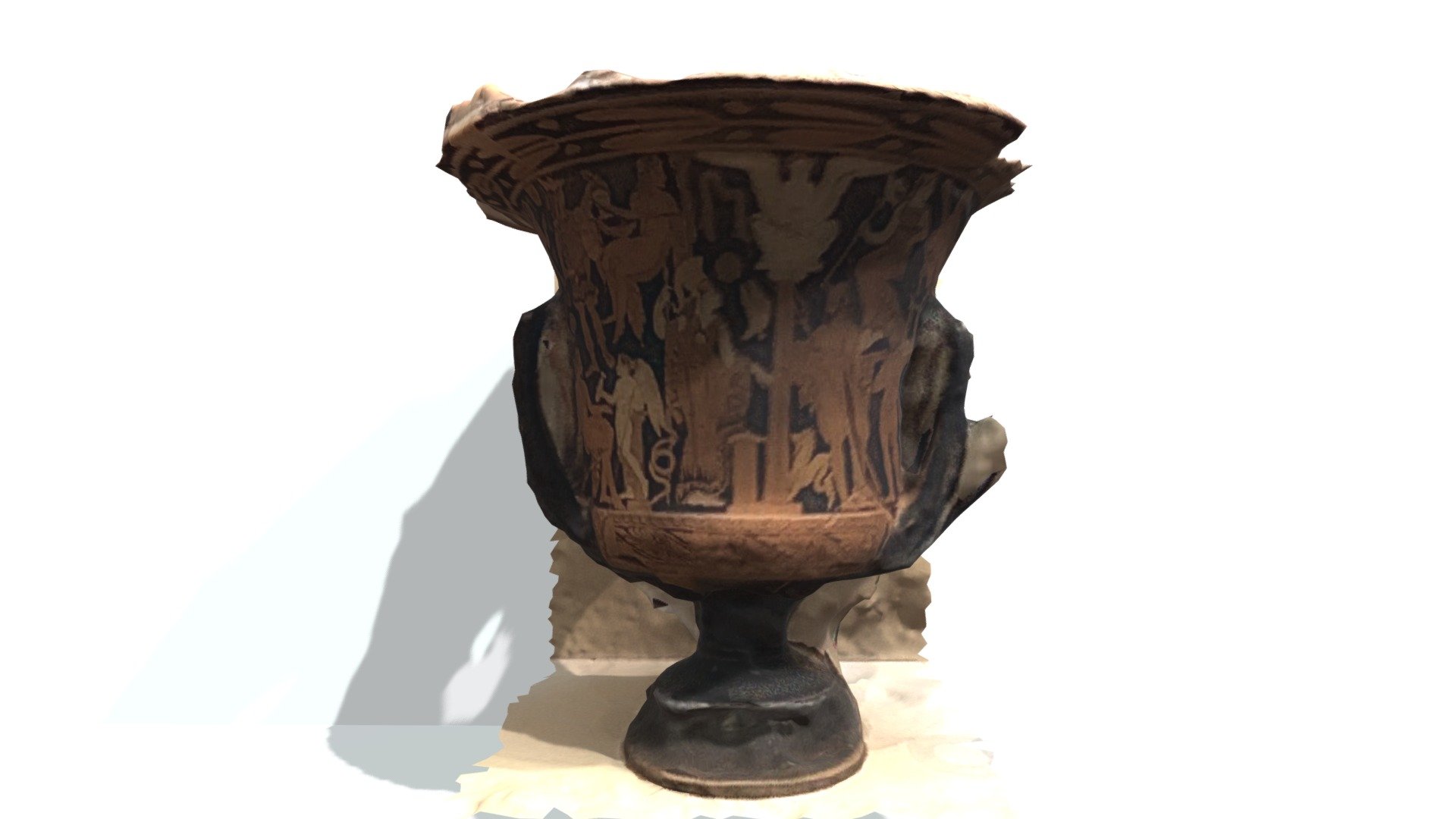 Vase Athéna et Poséidon visible au Louvre (SD) - 3D model by caton ...