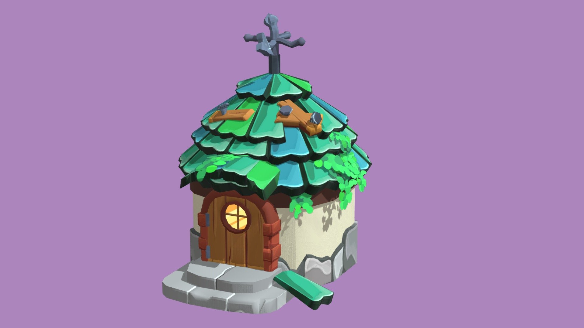 Toony House - 3D model by Alice (@alisona) [b7a019b] - Sketchfab