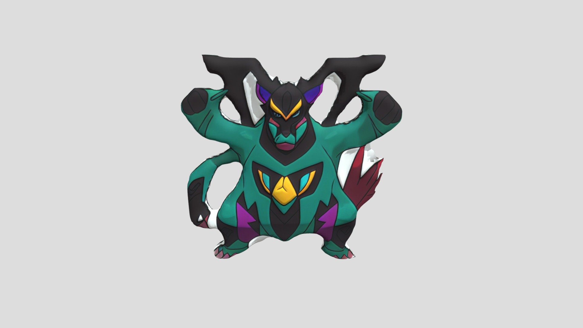 Pokemon Goal 730 - Download Free 3D model by klrxyz [b7a0365] - Sketchfab
