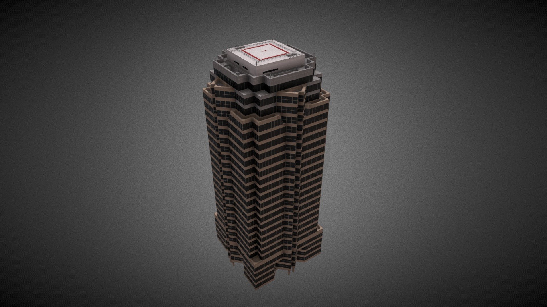 Nakatomi Plaza [Die Hard] ZEO - Download Free 3D model by ZEO CMF ...