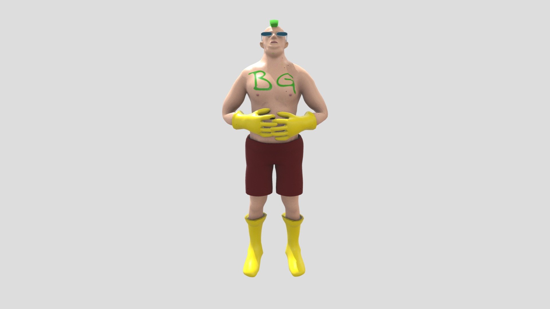 Big Guy - 3D model by DarickCochrane [b7a3317] - Sketchfab