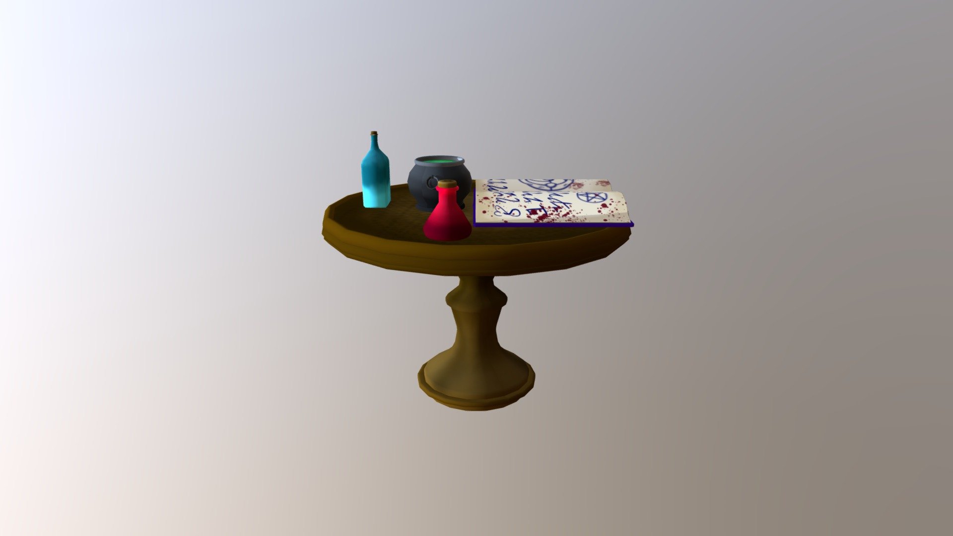 Alchemy Table - 3D model by Lenarts (@noahofbond18) [b7a4026] - Sketchfab