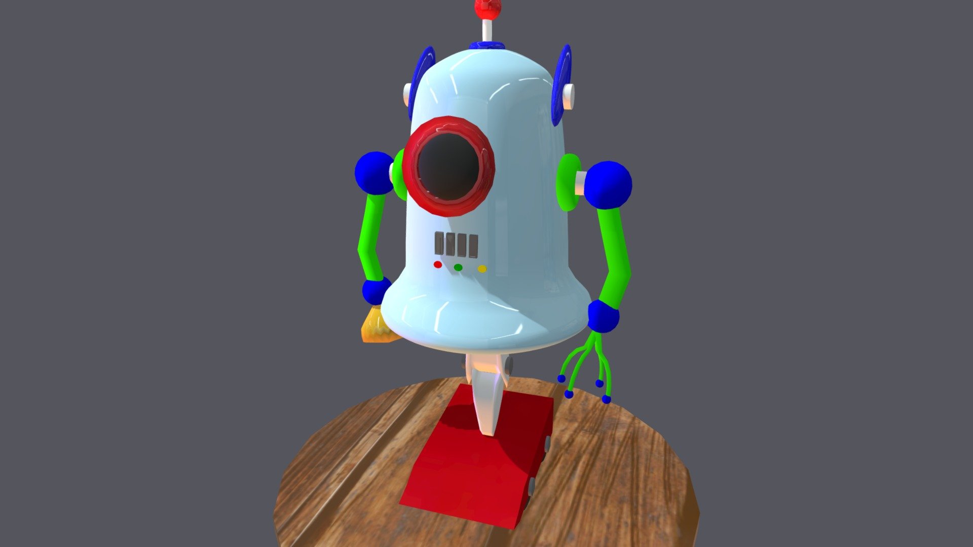 House keeping robot - 3D model by 3D robot (@yesh1) [b7a5837] - Sketchfab