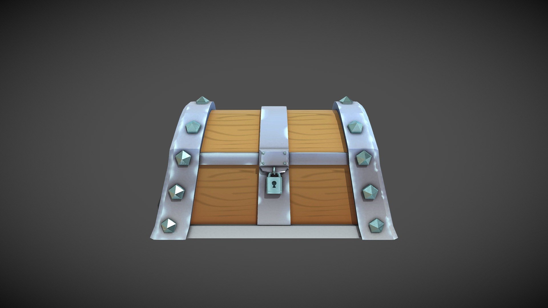 Stylized Treasure Chest - Download Free 3D model by Kieran Airey ...