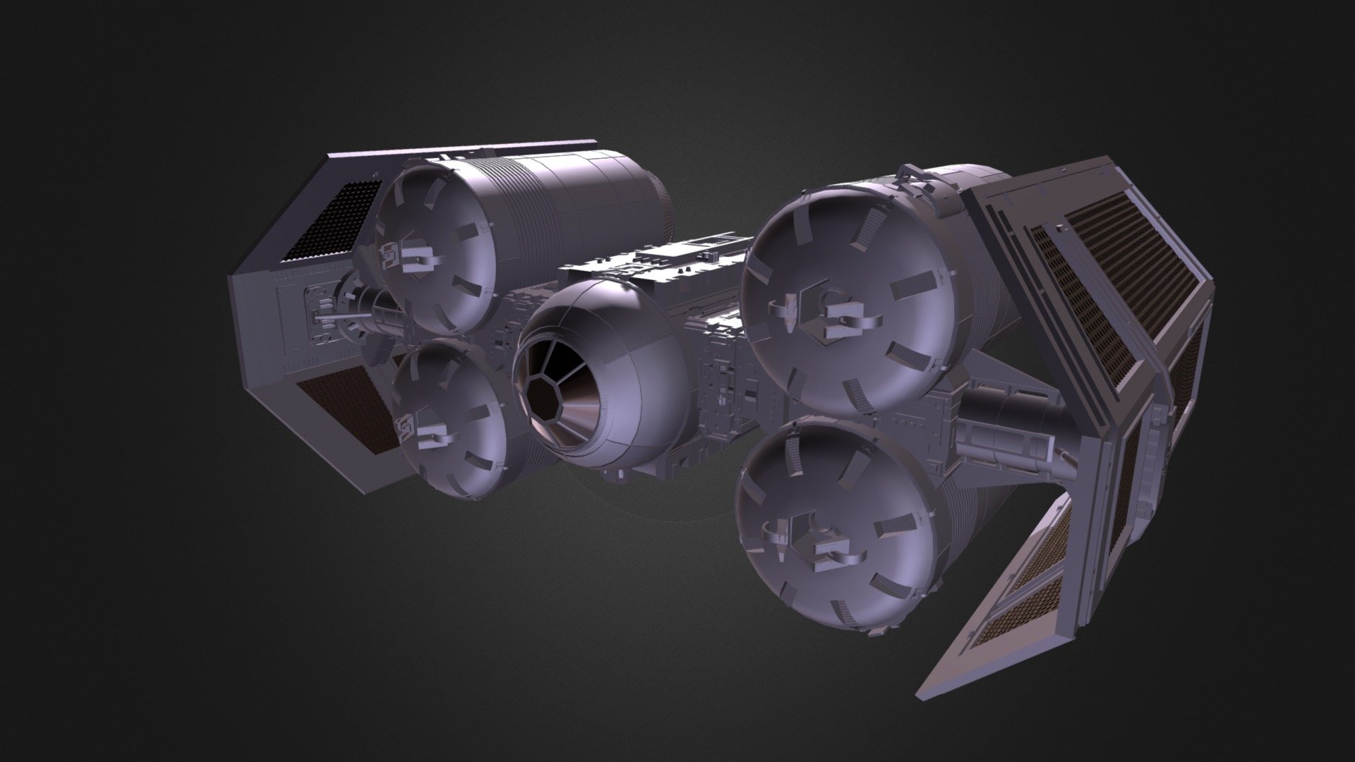 TIE punisher - Download Free 3D model by gavinpgamer1 [b7a5e10] - Sketchfab
