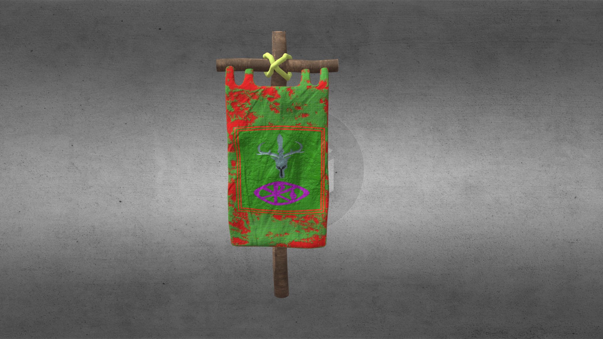 Elf Banner - 3D model by jordillobre [b7a5f1a] - Sketchfab