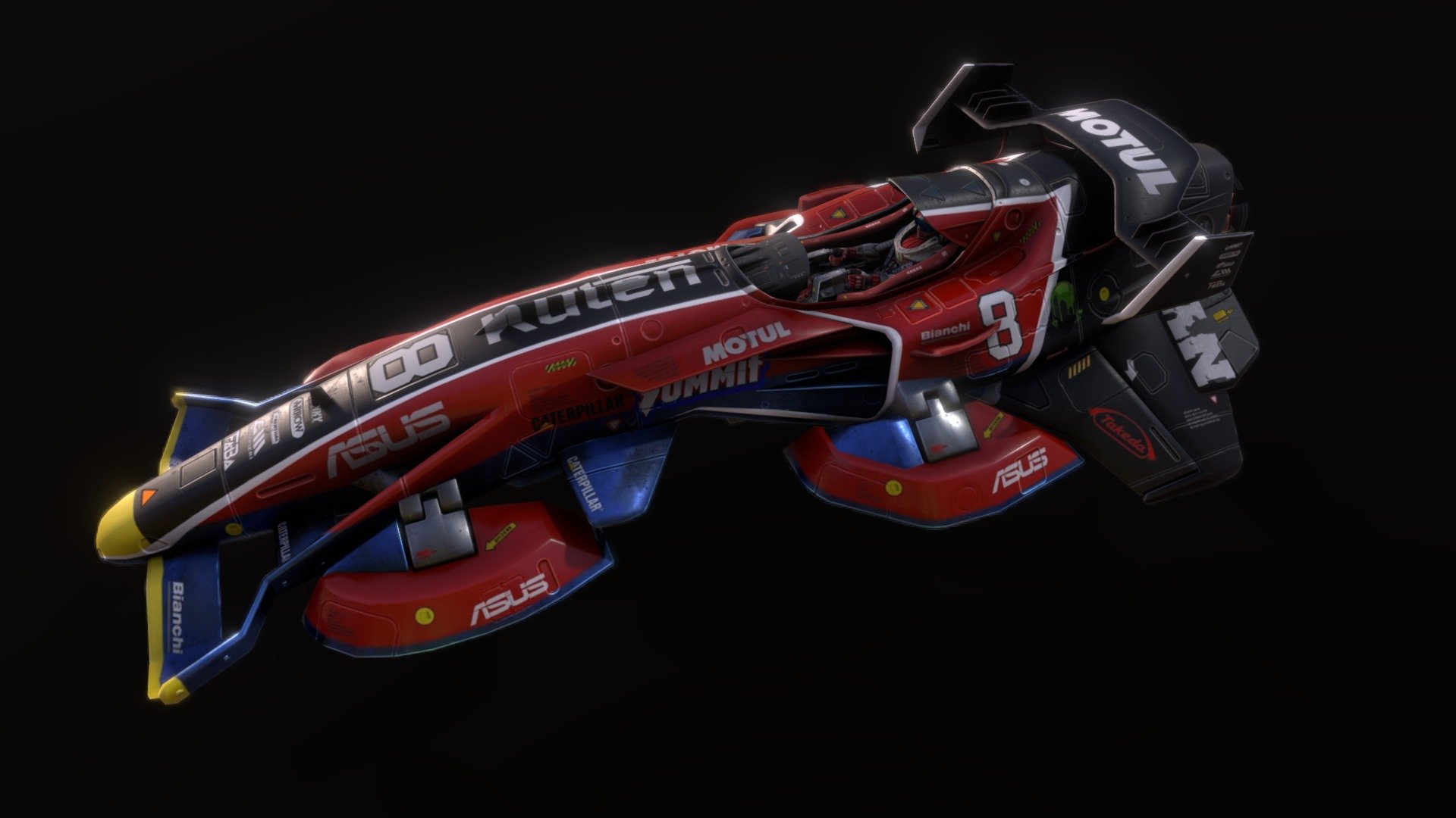SSR Space Ship Racing - 3D model by giobiancoFB [b7a6788] - Sketchfab