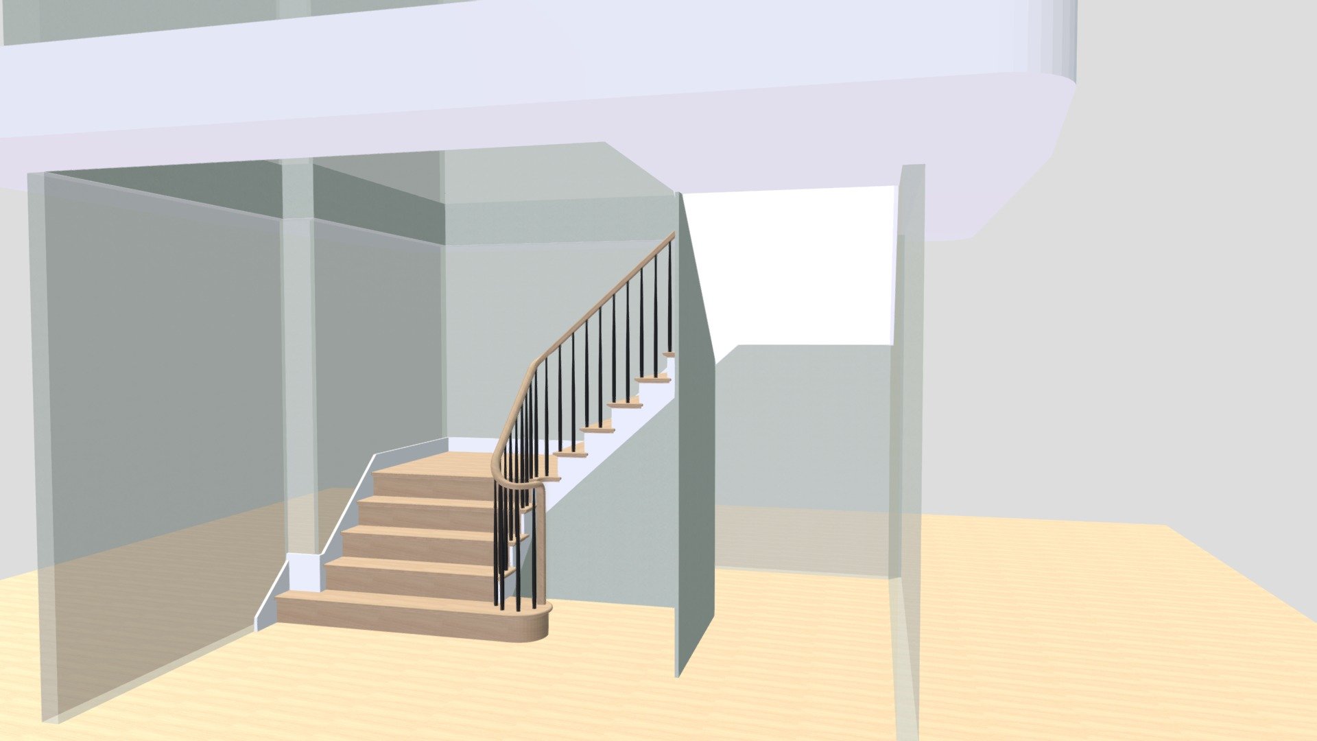 905 Wildberry - Creative Custom Railings - 3D model by Hardwood Design ...