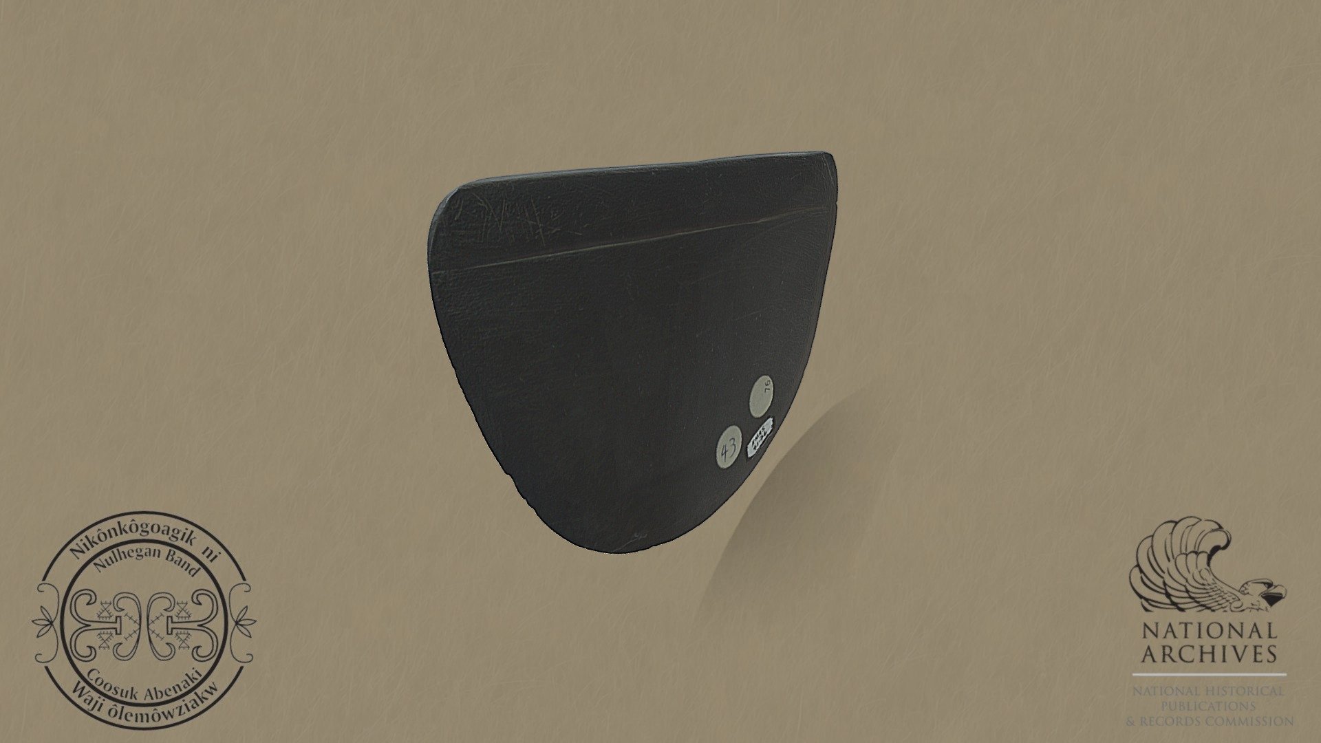 Semi-Lunar Knife or Ulu - 3D model by Abenaki Helping Abenaki ...