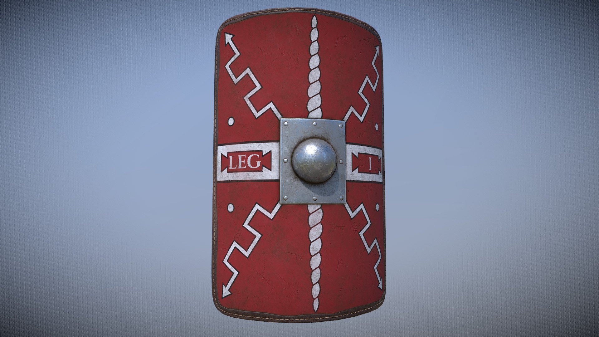 Roman Rectangular Scutum - 3D model by Garrettich [b7a7fca] - Sketchfab