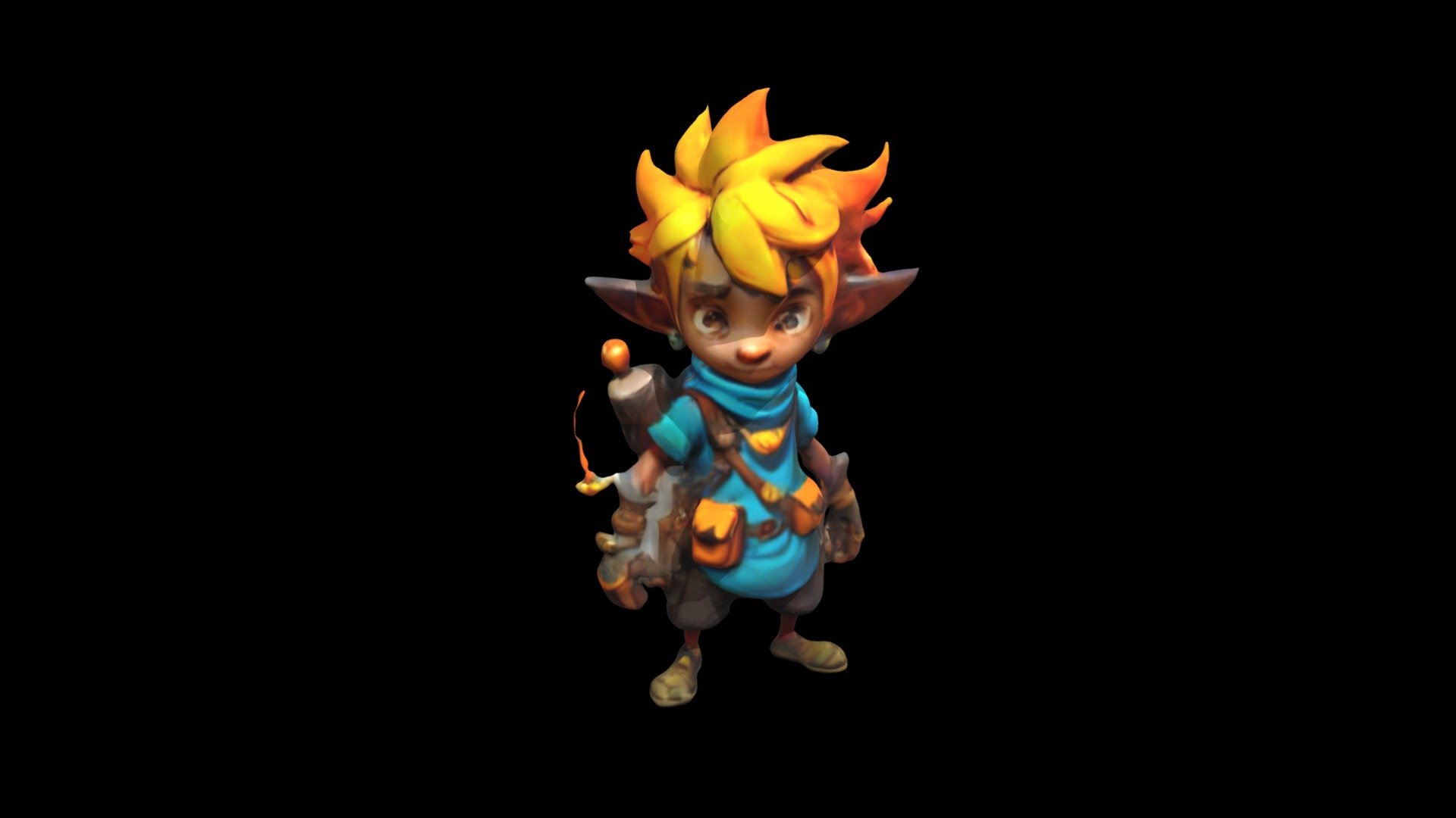 An illustration of the animated character, Tarsi - Download Free 3D ...