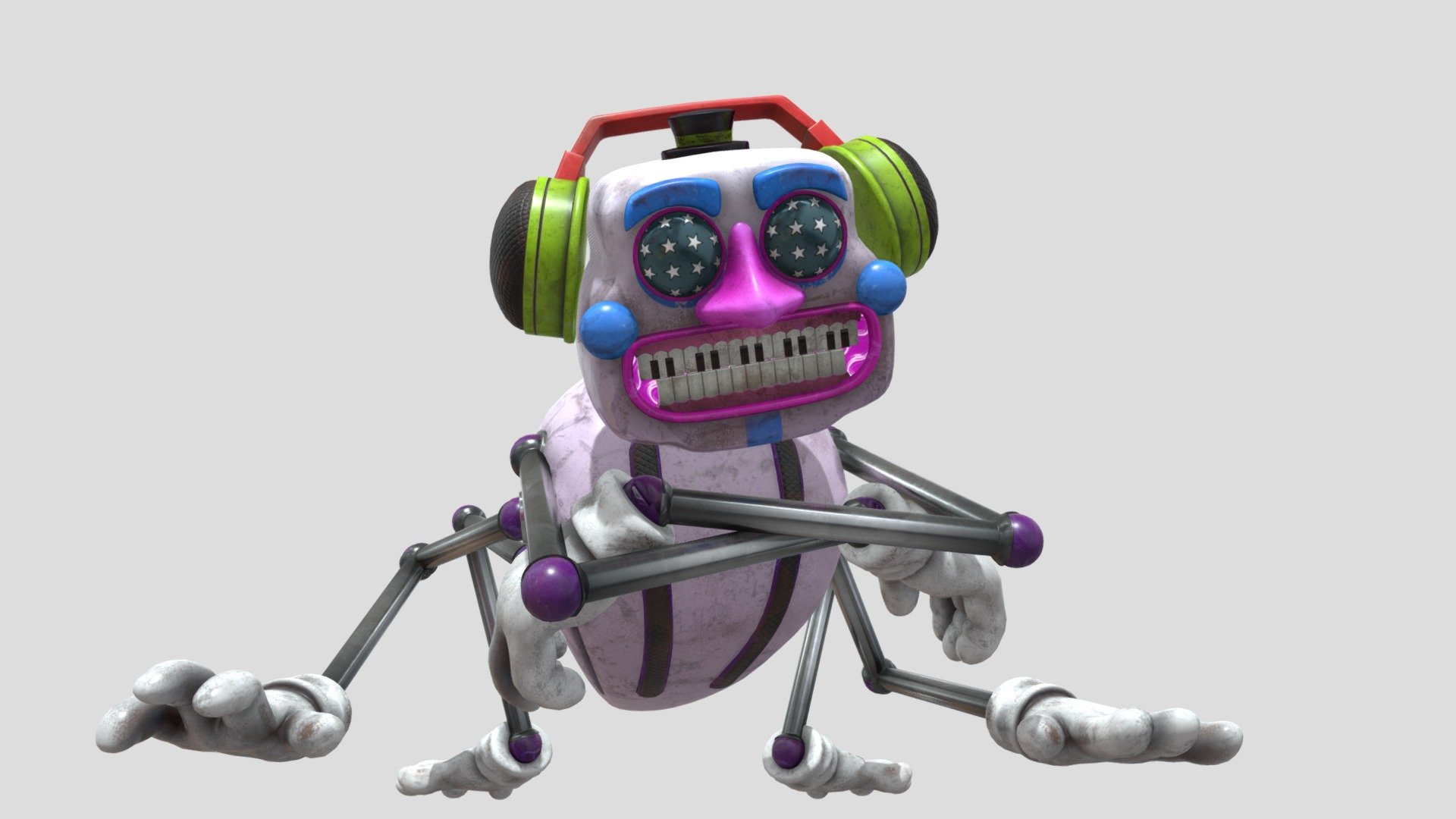 FNAF: Help Wanted 2 | DJ Music Man - Download Free 3D model by Xoffly ...