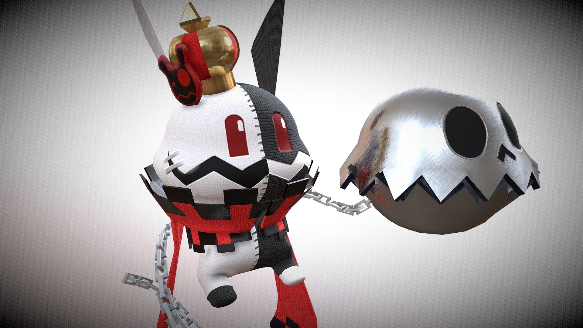 Demon rabbit - 3D model by xDiegoskix [b7a96f5] - Sketchfab
