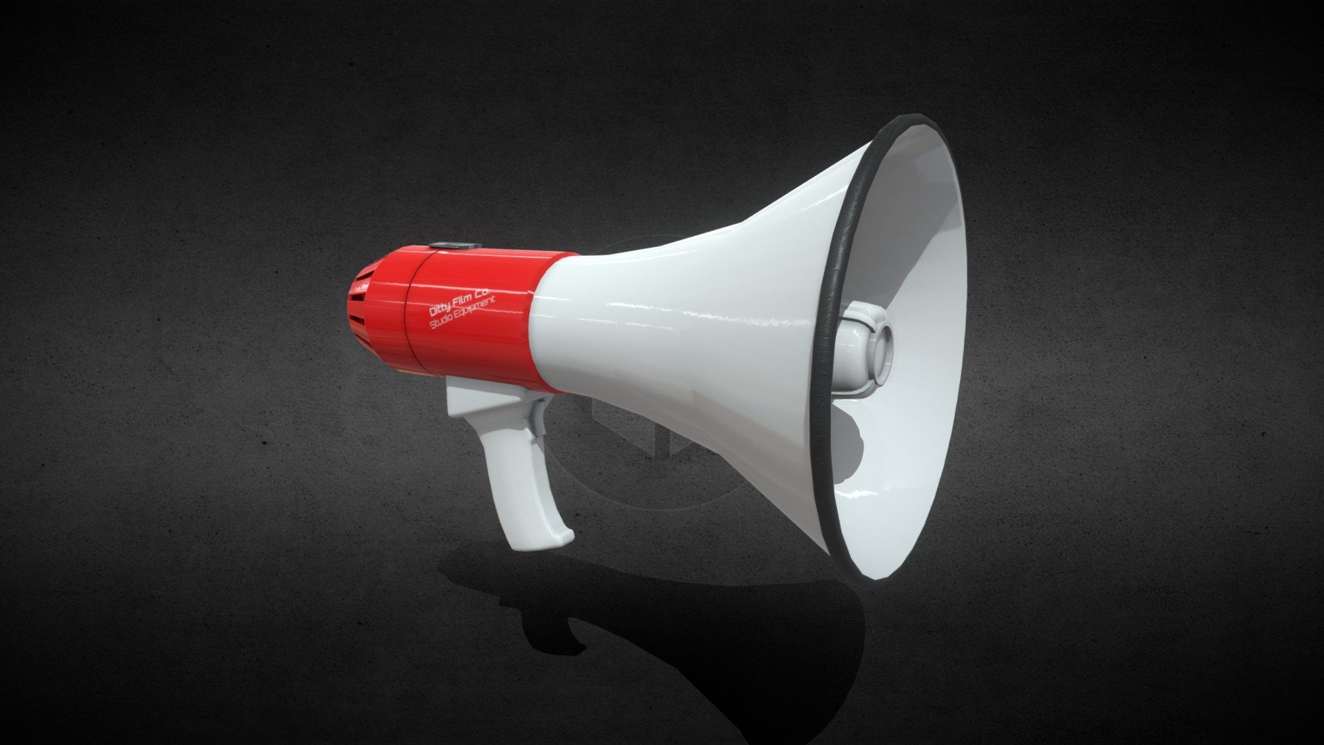 Studio Megaphone - 3D model by DittyDos [b7ab43d] - Sketchfab