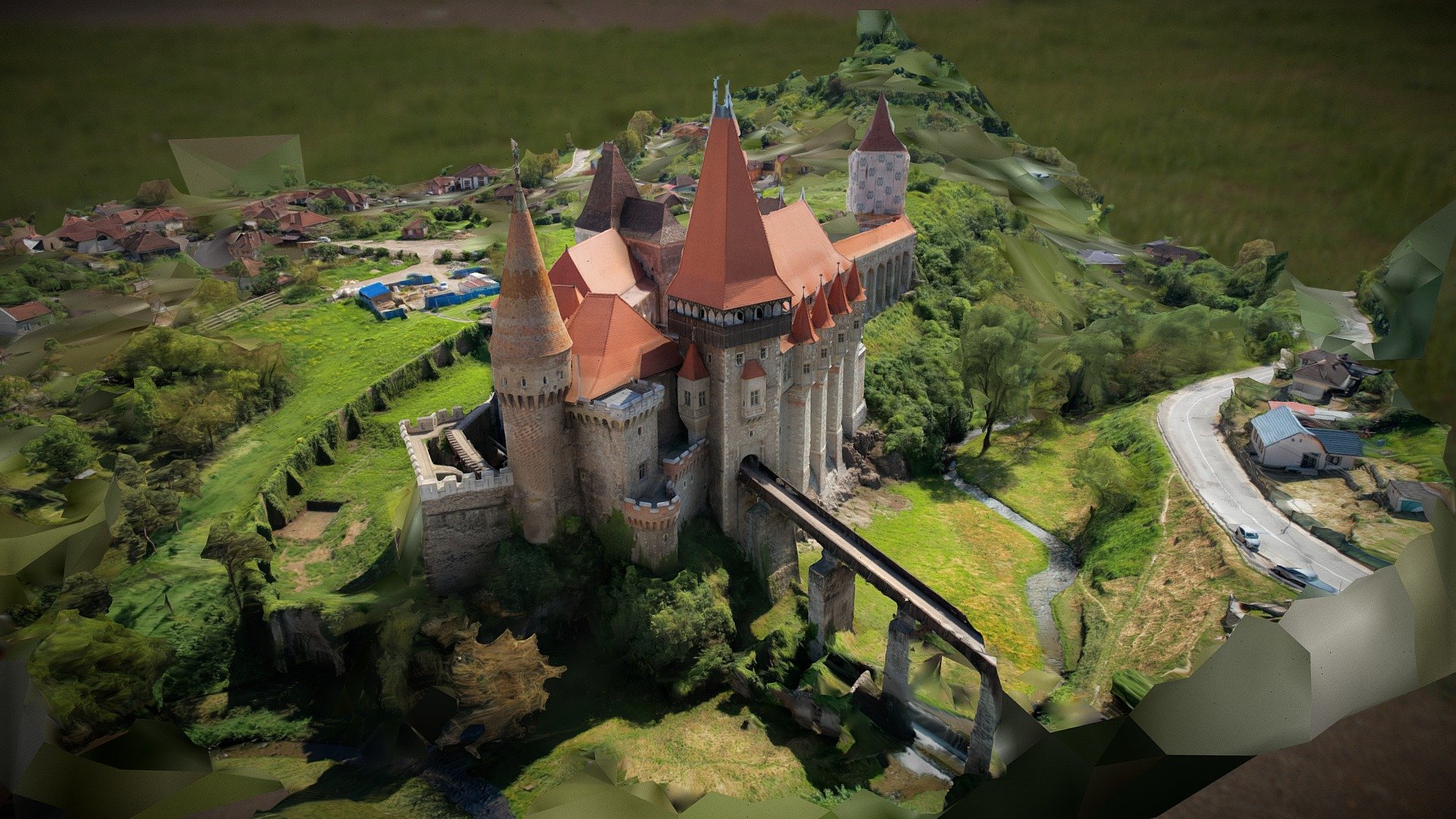 Corvin Castle/Hunyadi Castle/Hunedoara Castle - Buy Royalty Free 3D ...