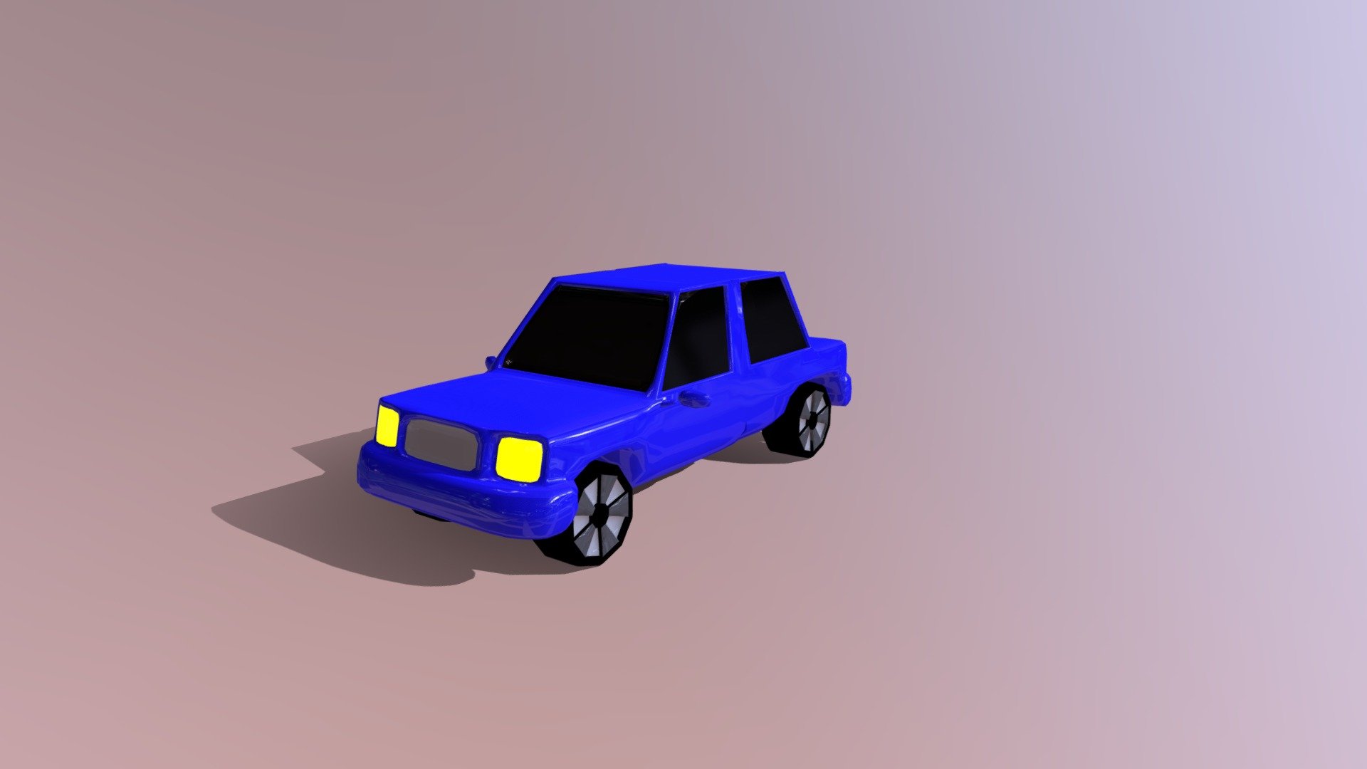 Low Poly Car - 3D model by Gnimacz [b7ac702] - Sketchfab