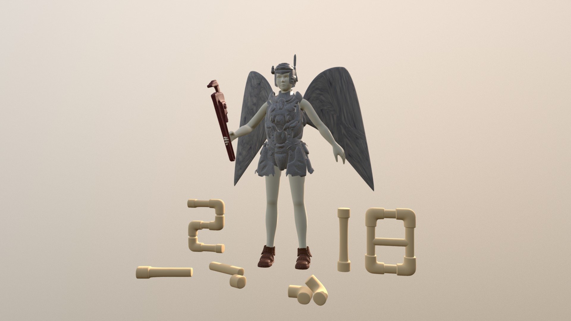 Tinker Angel - 3D model by alynrock [b7acfad] - Sketchfab