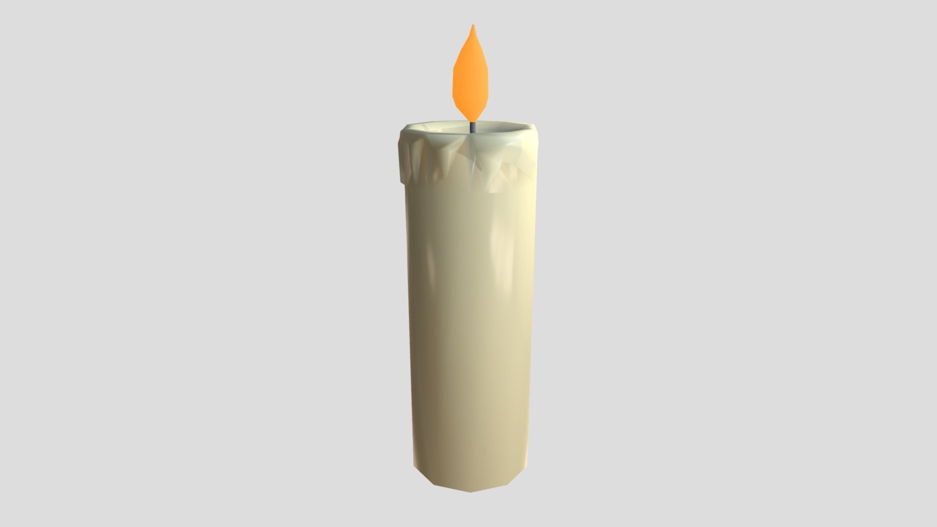 Candle - Download Free 3D model by k3024 [b7af9cd] - Sketchfab