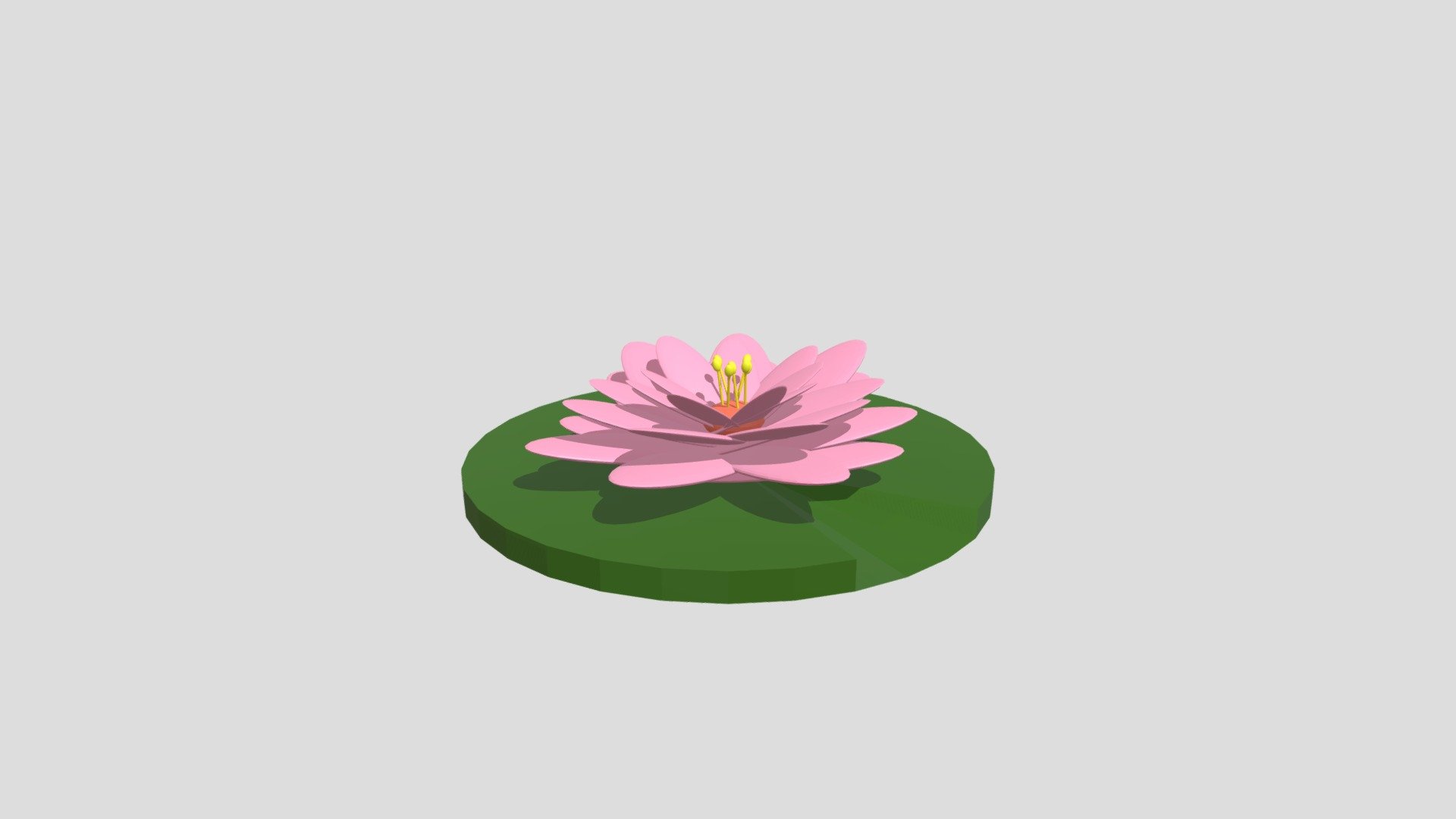 Flor de Loto - Download Free 3D model by RocioT [b7b0271] - Sketchfab