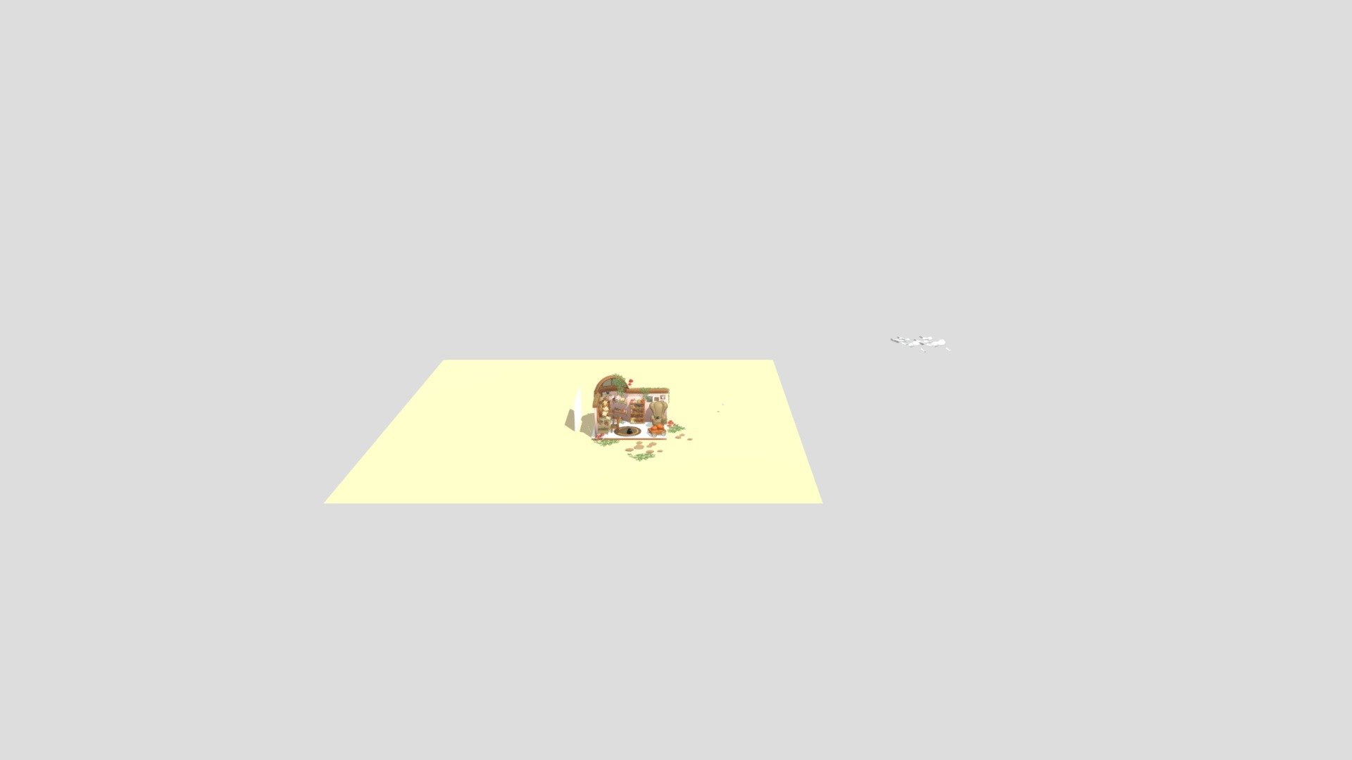 orthographic blender room - 3D model by hotaruyume1512 [b7b0e49 ...