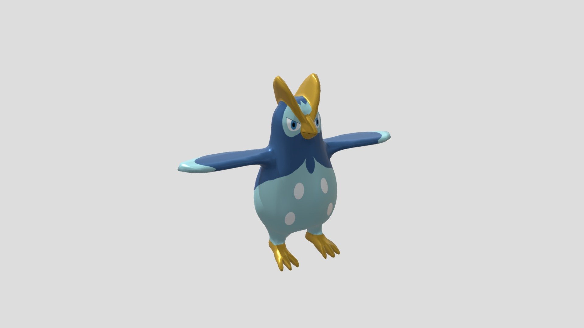 Prinplup - 3D model by nixon_correa (@nixoncorrea) [b7b2801] - Sketchfab