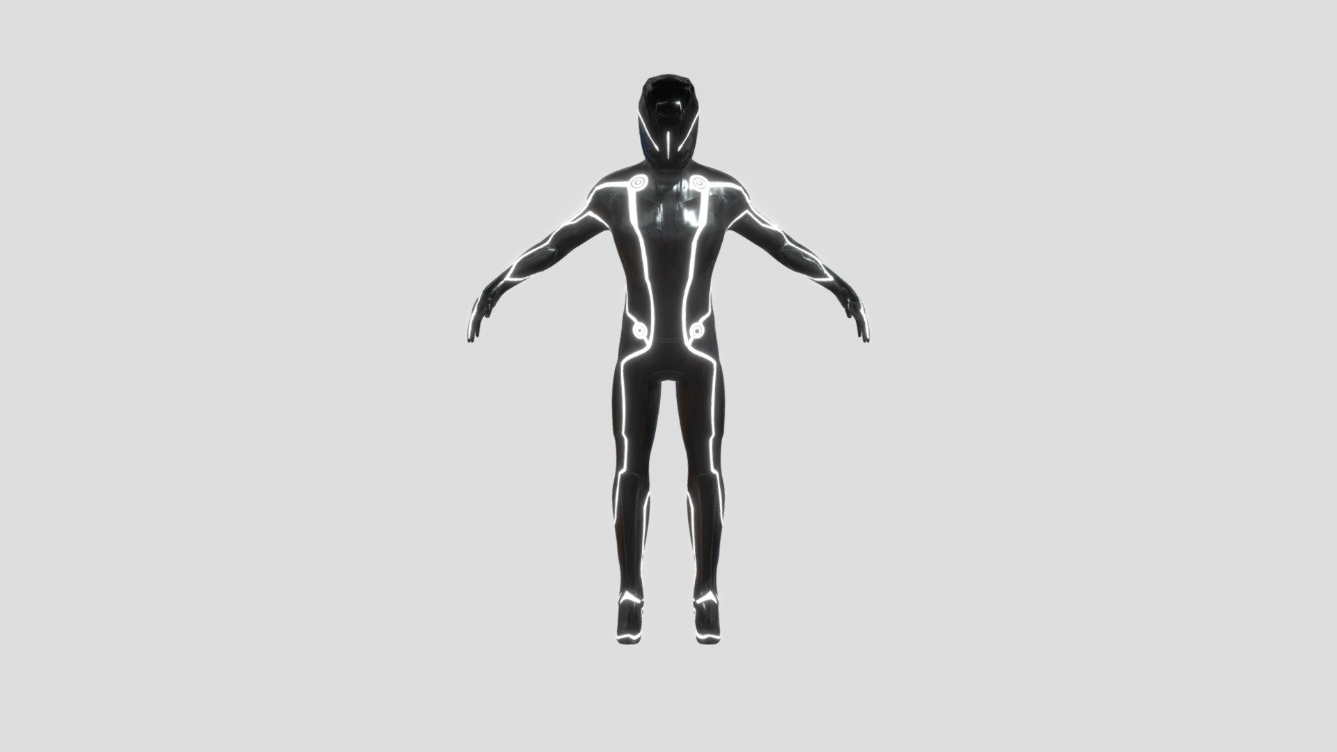Tron Male Character - Download Free 3D model by dehariyalokesh1998 ...