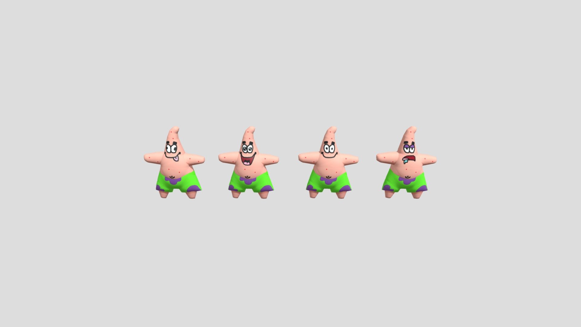 Patrick Star - Download Free 3D model by romyblox1234 [b7b5276] - Sketchfab