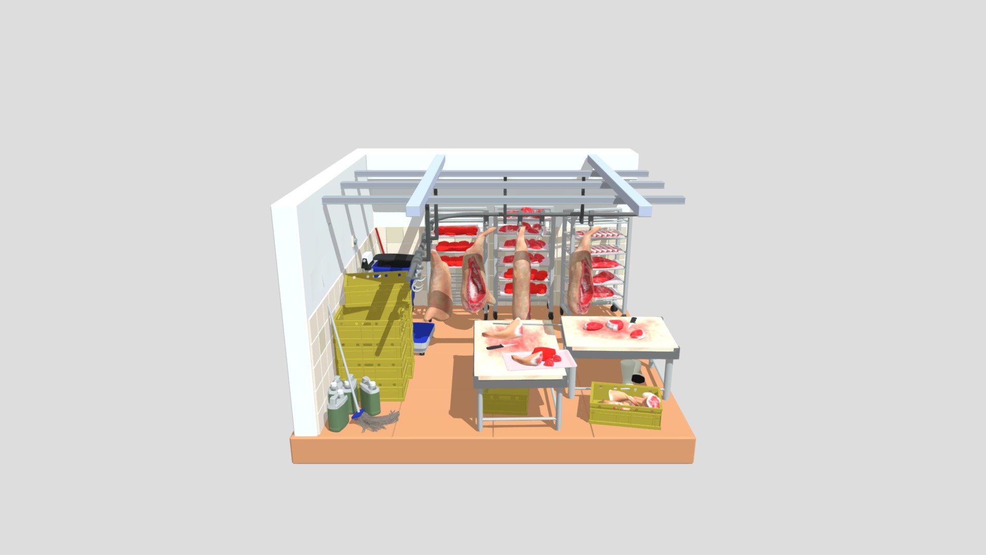 Meat Processing Room - Download Free 3D model by Dakta.Grower.Nzl ...