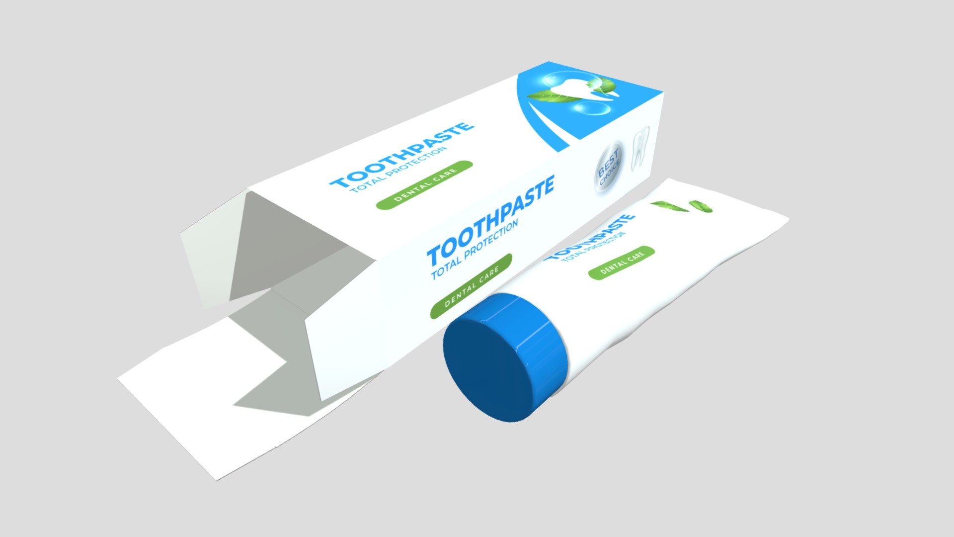 Tooth Paste - Buy Royalty Free 3D model by trish.j2109 [b7b6b2f ...