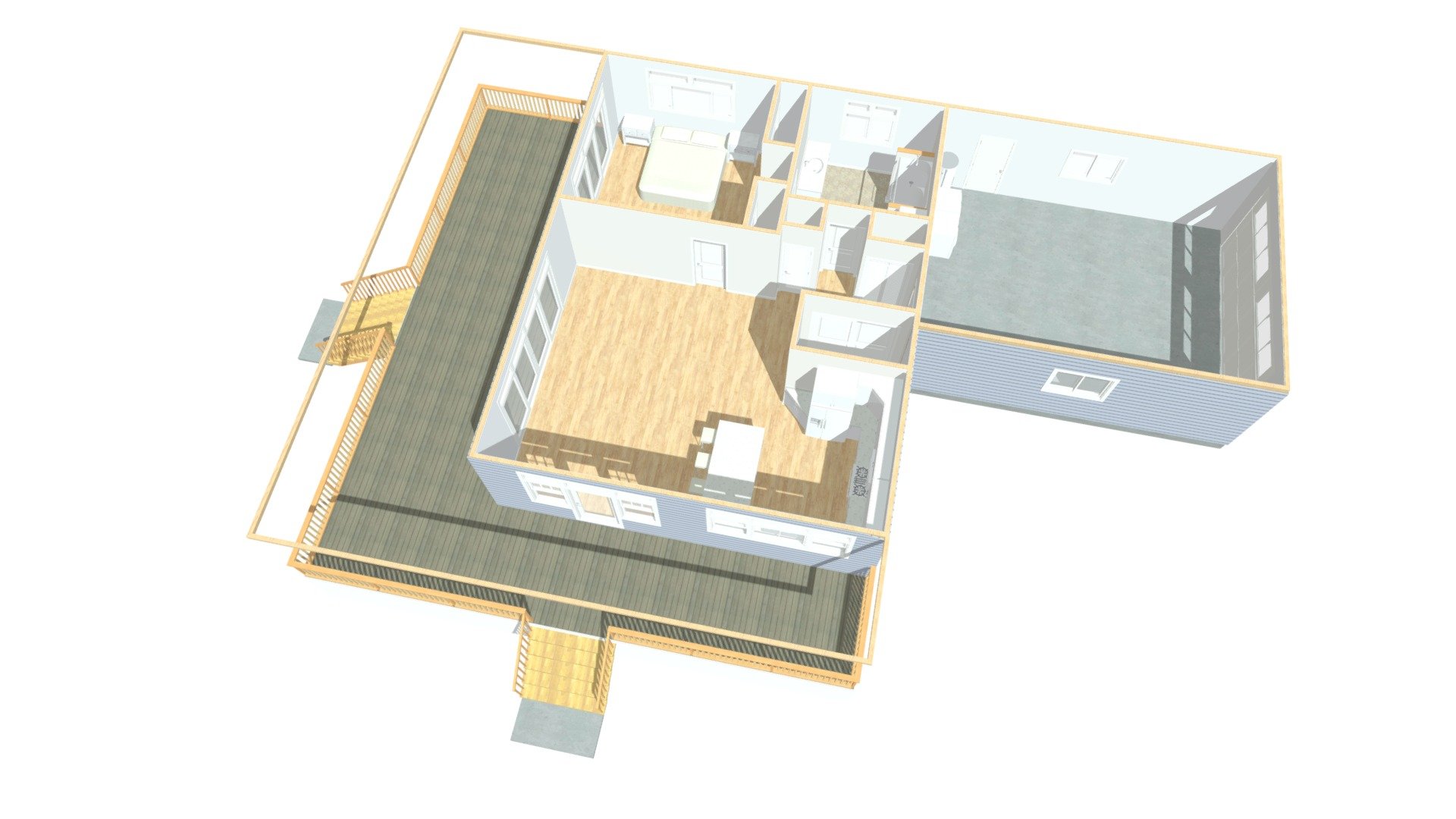 e-1 Roth 2nd Farm Dwelling FLOOR VIEW - 3D model by Pro Draft, Inc ...
